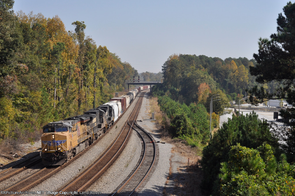 UP 7394 On NS 173 Northbound